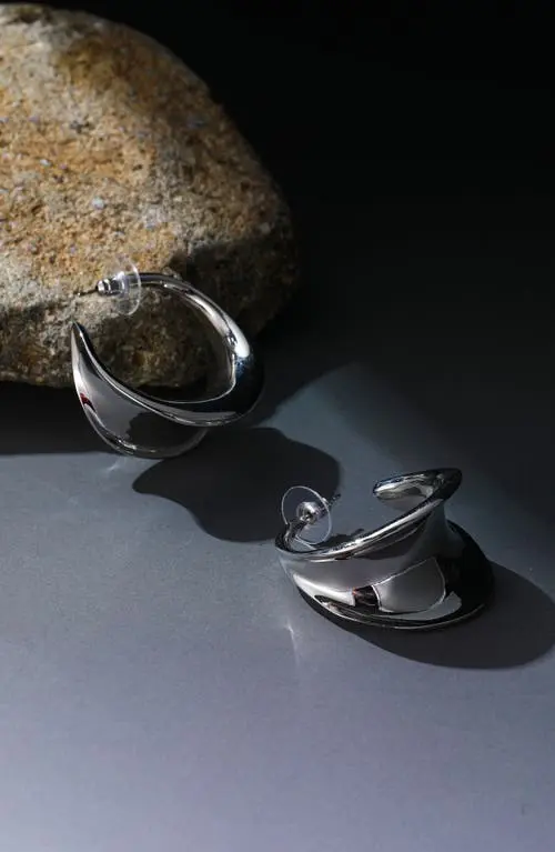 KELLERY Bond Statement Hoop Earrings