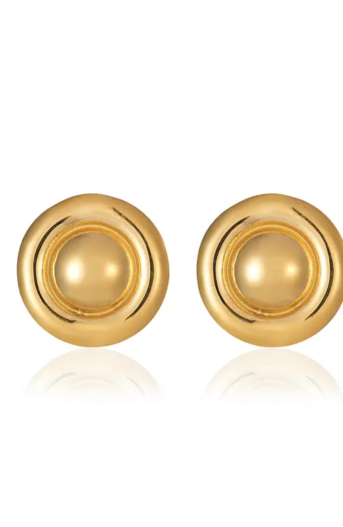 KELLERY Stud House Earrings - Gold