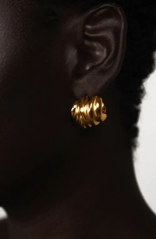 KELLERY Twirl Hoop Earrings