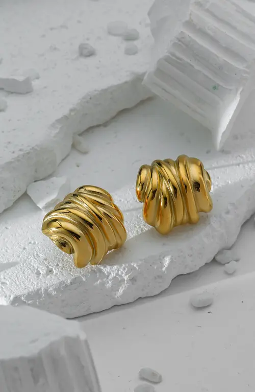 KELLERY Twirl Hoop Earrings