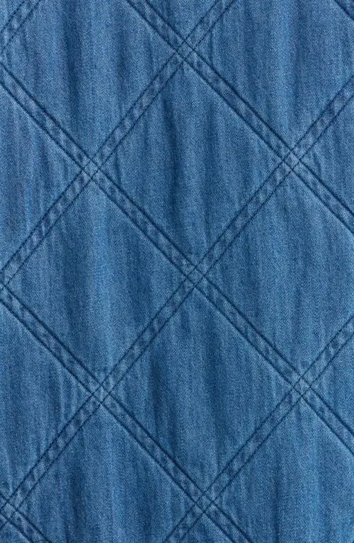 Caslon Chambray Quilted Jacket