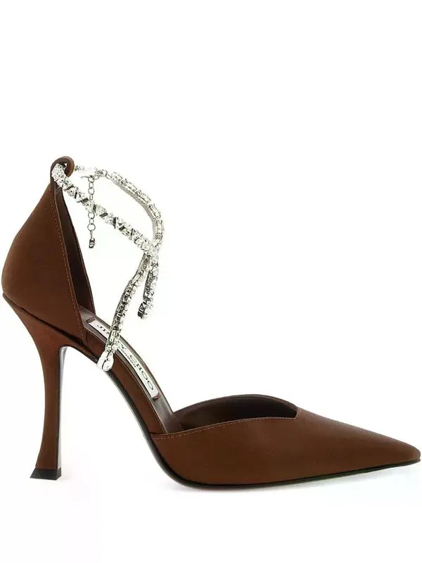 JIMMY CHOO Stevie Crystal-anklet Pumps