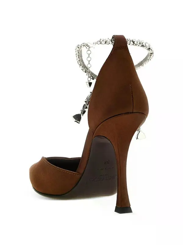 JIMMY CHOO Stevie Crystal-anklet Pumps