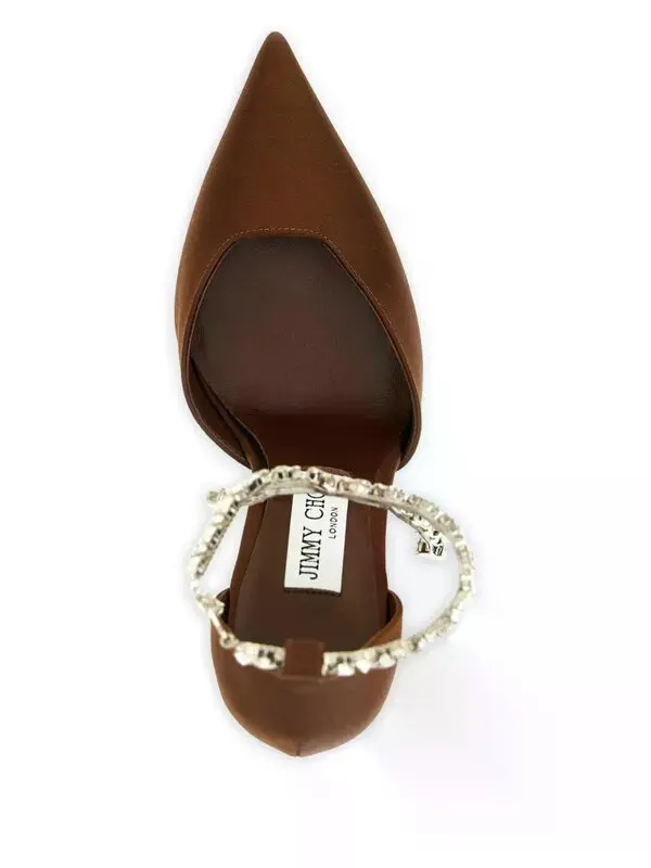 JIMMY CHOO Stevie Crystal-anklet Pumps