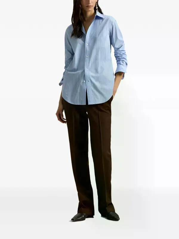 Polo Ralph Lauren Stretch Slim Fit End-on-end Cotton Shirt