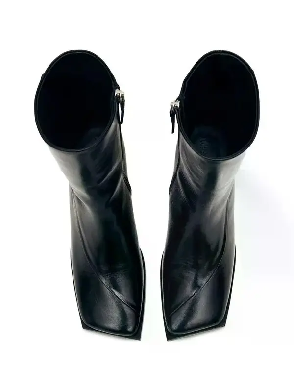 ALOHAS Square-toe Ankle Boots