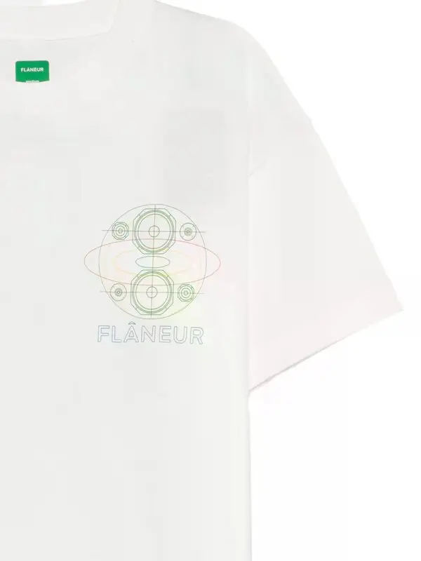 FLANEUR Speaker Graphic-print T-shirt