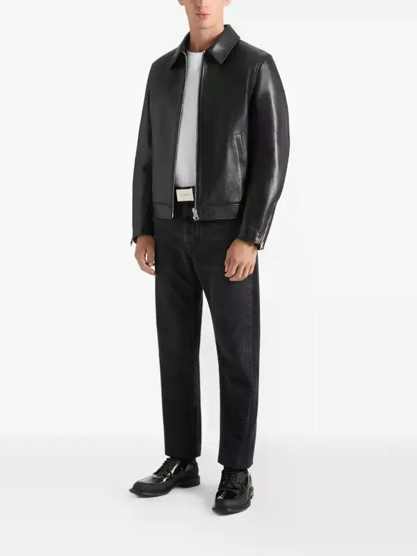 Givenchy Classic-collar Leather Jacket