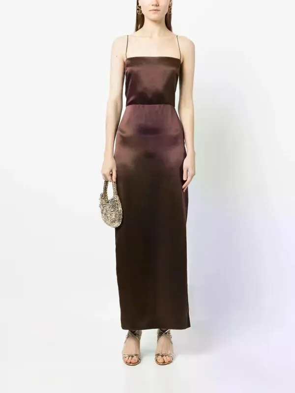 REFORMATION Frankie Sleeveless Maxi Dress - Brown
