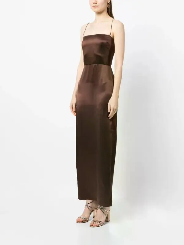 REFORMATION Frankie Sleeveless Maxi Dress - Brown