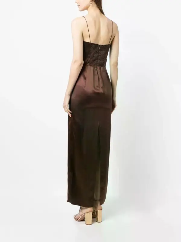 REFORMATION Frankie Sleeveless Maxi Dress - Brown