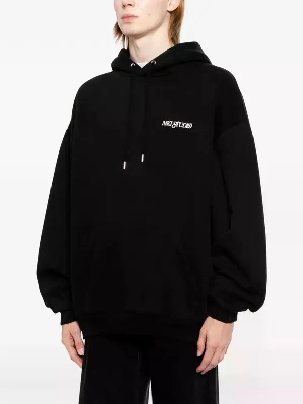 MKI MIYUKI ZOKU Script-embroidered Hoodie