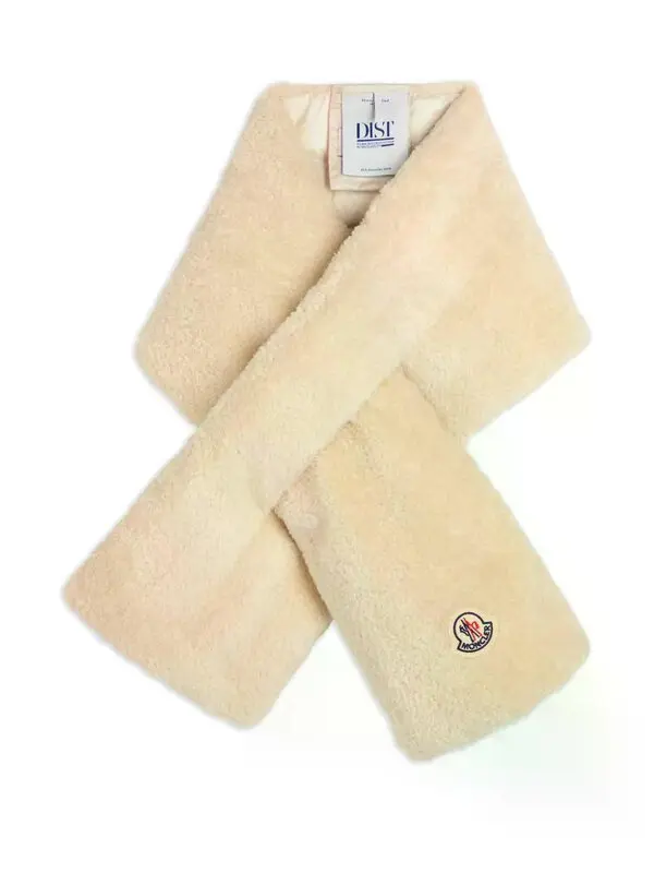 Moncler Logo-patch Scarf - Neutrals