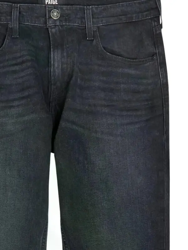 Paige Washed Denim Jeans - Grey