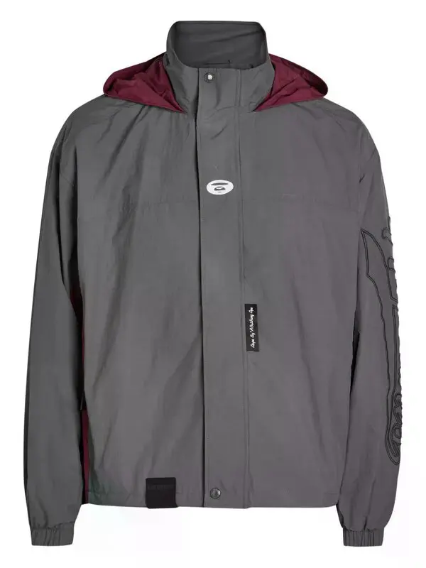 AAPE BY *A BATHING APE Logo-patch Hooded Jacket