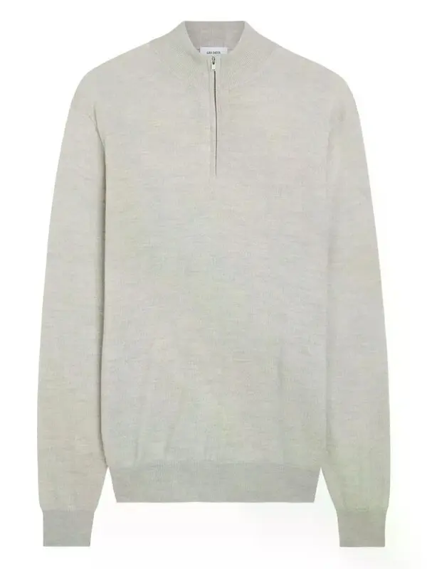 LES DEUX Greyson Half-zip Sweater - Neutrals