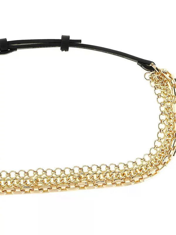 Pinko Chain Leather Belt