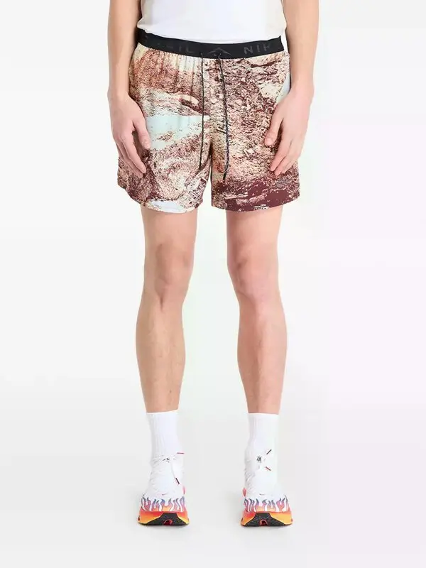 Nike Printed Shorts - Brown