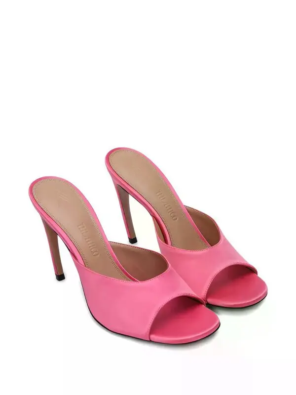 Attico Betta Heeled Mules - Pink
