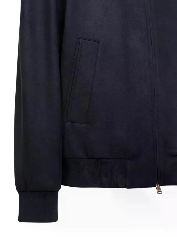 Fendi Embossed Patch Zip Jacket