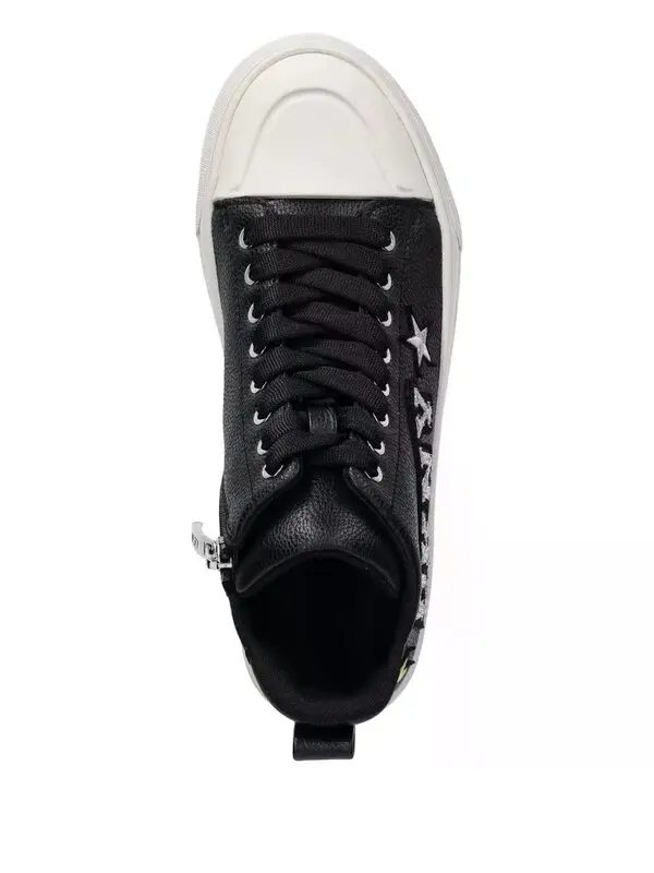 Dkny Star Embellished Sneakers - Black