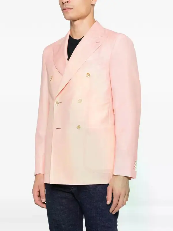 Caruso Aida Double-breasted Pocket Blazer