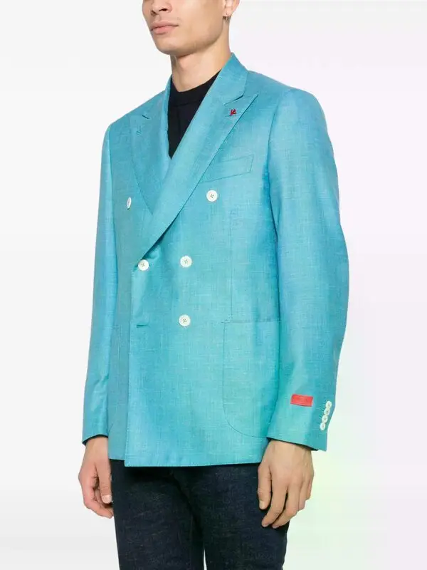 Isaia Double-breasted Blazer