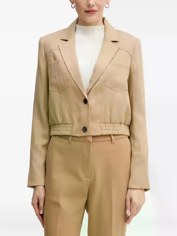 Dkny Notched Lapel Jacket