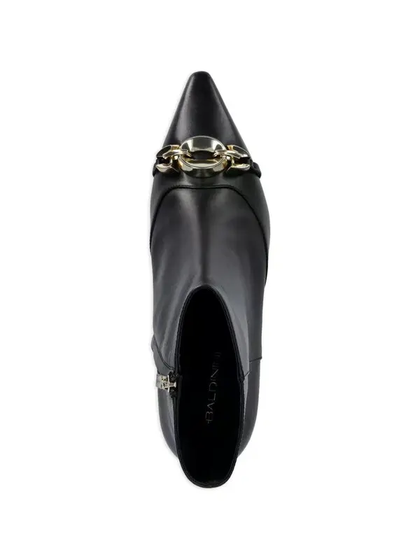 BALDININI Chain-detail Pointed Ankle Boots