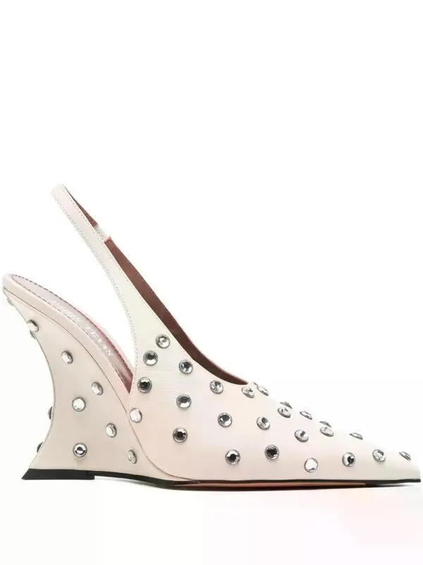 Paris Texas Nina Crystal Embellished Slingback