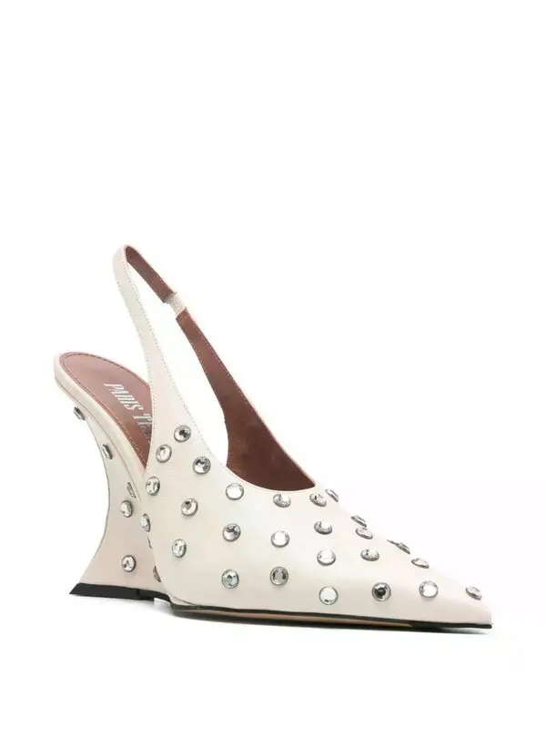 Paris Texas Nina Crystal Embellished Slingback