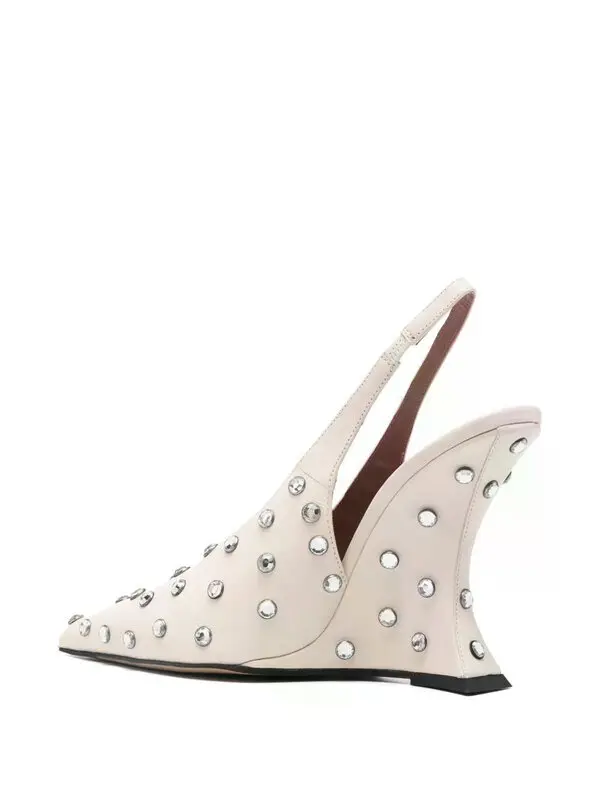 Paris Texas Nina Crystal Embellished Slingback