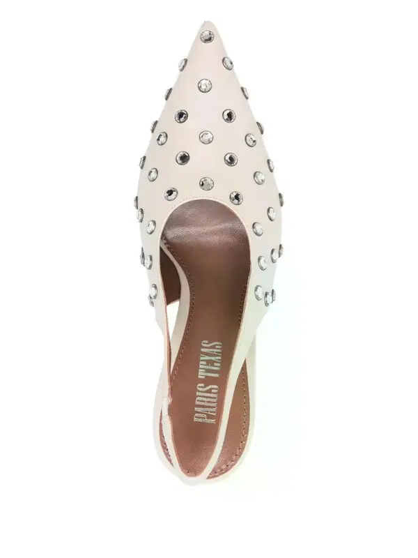 Paris Texas Nina Crystal Embellished Slingback