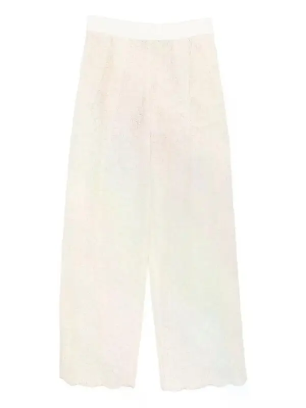 Ermanno Scervino Scalloped Trousers