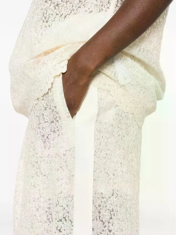 Ermanno Scervino Scalloped Trousers