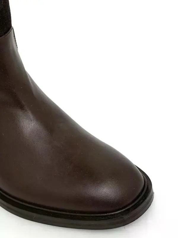 BALDININI Suede-panel Knee-high Boots