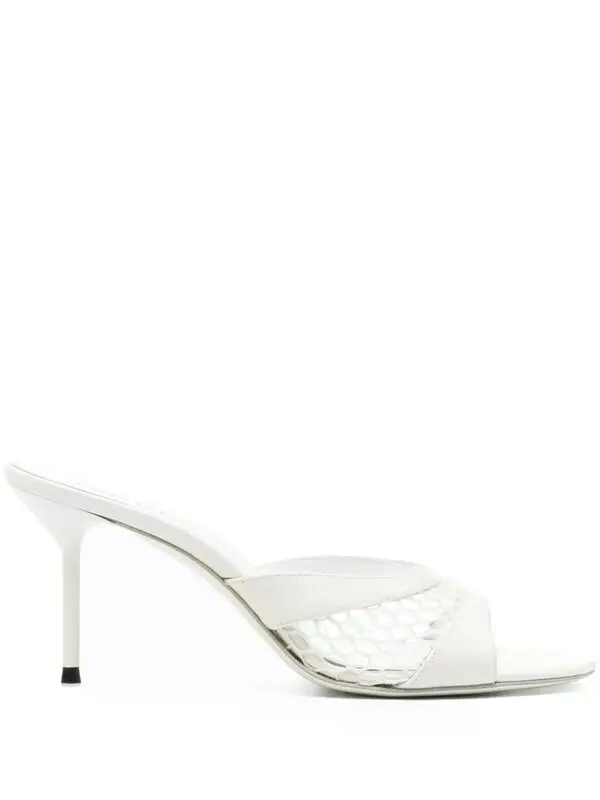 Paris Texas Lida Mesh Heeled Sandals