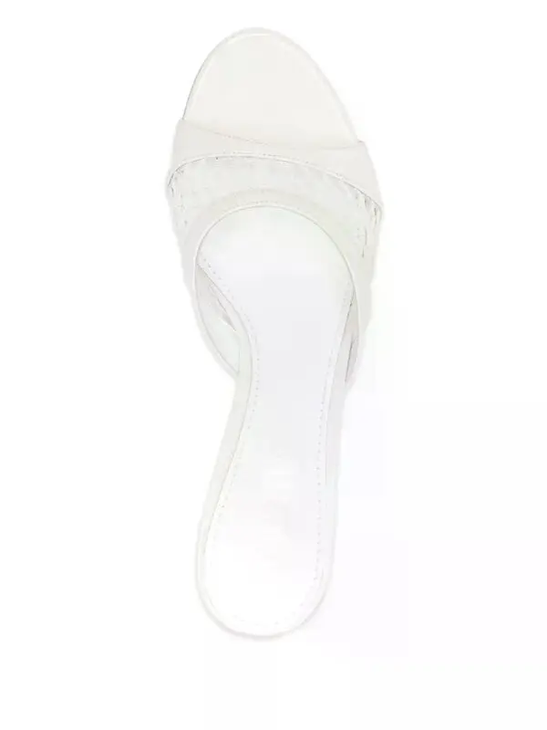 Paris Texas Lida Mesh Heeled Sandals