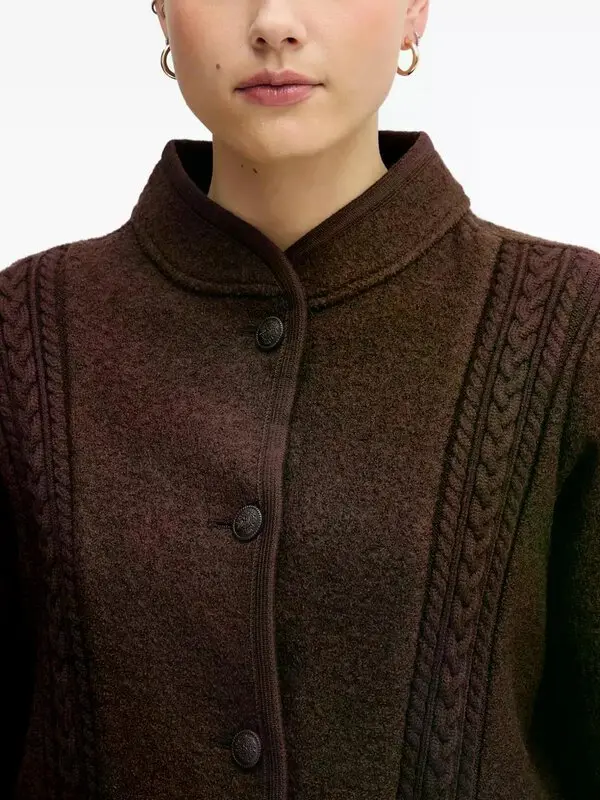 HOSS INTROPIA Cable-knit Jacket