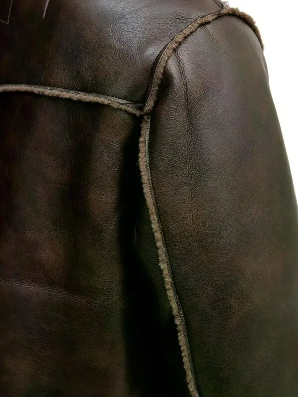 HOSS INTROPIA Buttoned Shearling Jacket