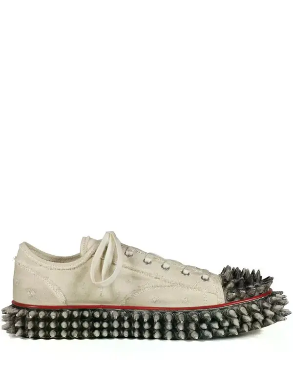 DOUBLET Dirty Spike Toe Sneakers