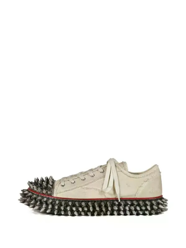 DOUBLET Dirty Spike Toe Sneakers