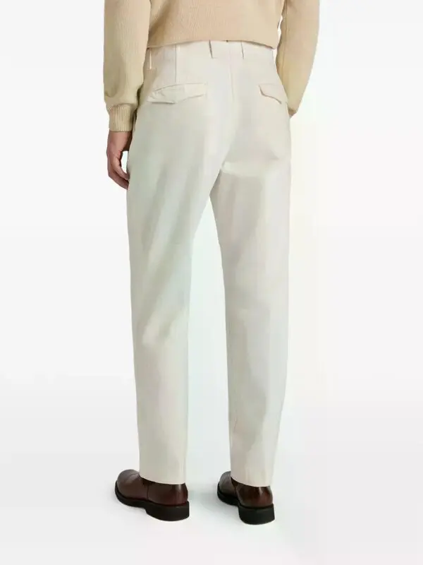 SLOWEAR Pleat Cotton Trousers