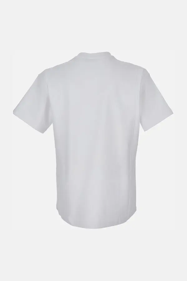 Givenchy Maglietta Logo In Cotone - Bianco