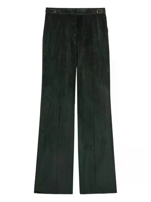 Gabriela Hearst Corduroy Straight Trousers - Green