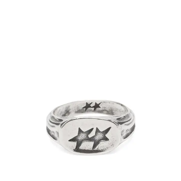TWOJEYS Superstar Signet Ring - Sterling Silver