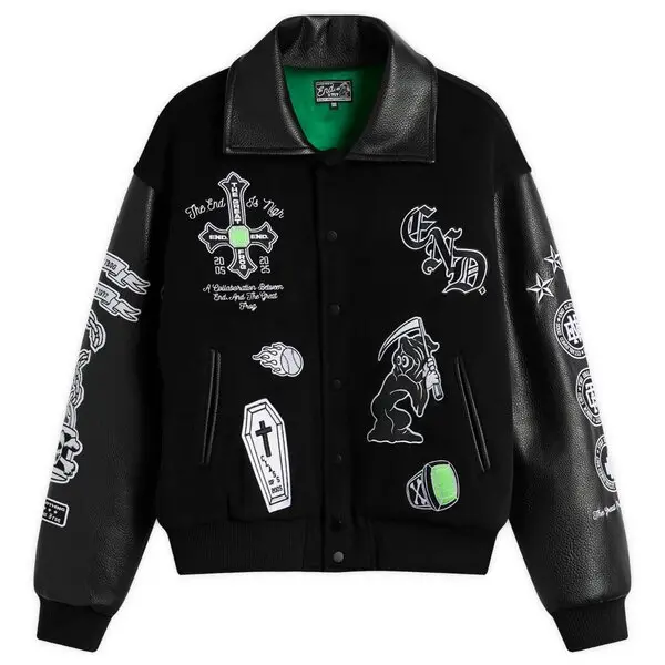 END. X The Great Frog Varsity Jacket