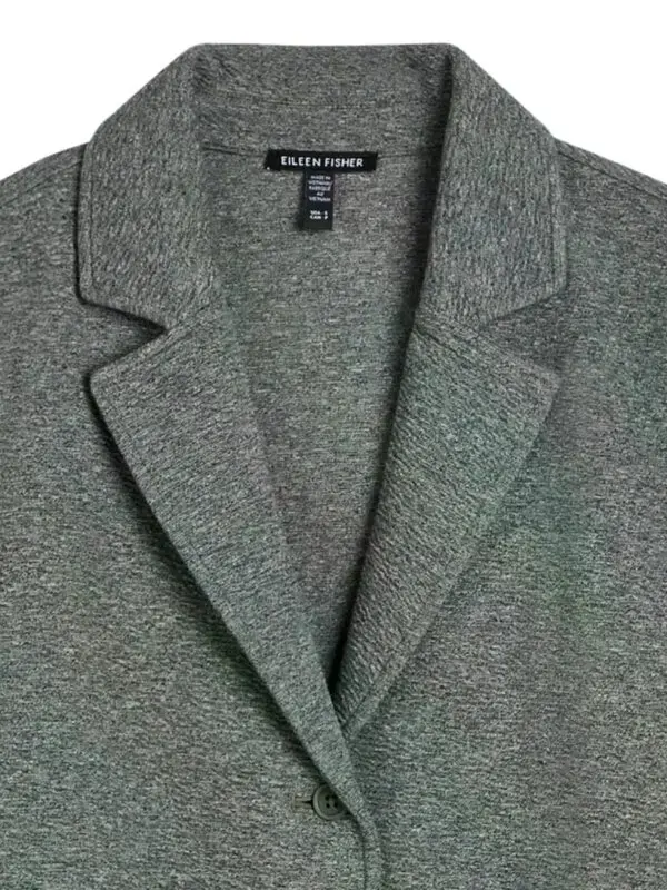 Eileen Fisher Buttoned Collared Blazer