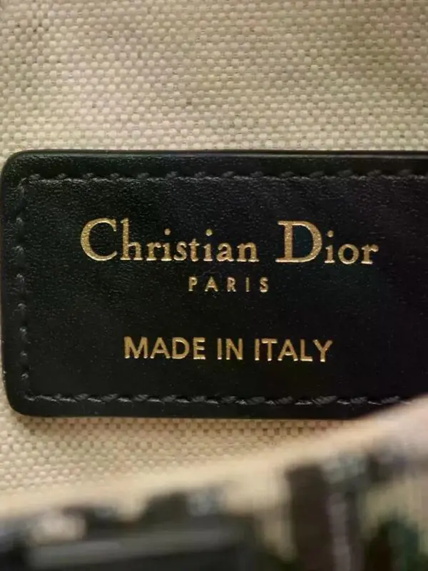 Dior Oblique Jacquard Saddle Bag - Neutrals