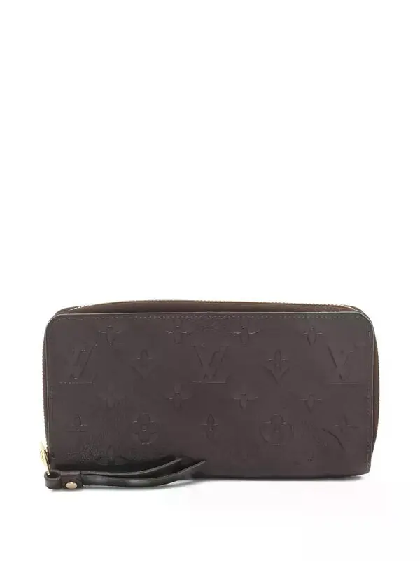LOUIS VUITTON 2014 Zippy Leather Wallet - Brown